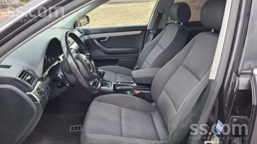 Black Audi A4 2007 in Daugavpils, with an engine capacity of 2.00 L and mileage of 331 thousand km for 3100 €, photo 19 on AUTOMOTO.COM.LV