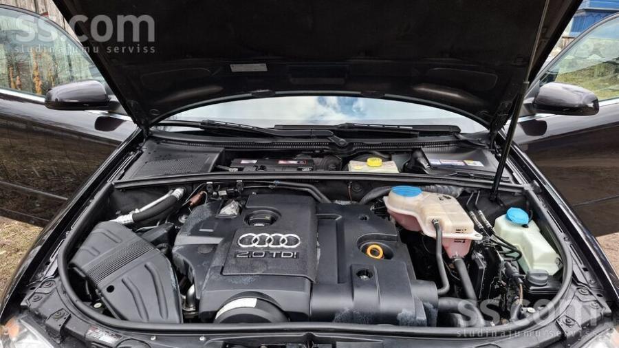 Black Audi A4 2007 in Daugavpils, with an engine capacity of 2.00 L and mileage of 331 thousand km for 3100 €, photo 24 on AUTOMOTO.COM.LV