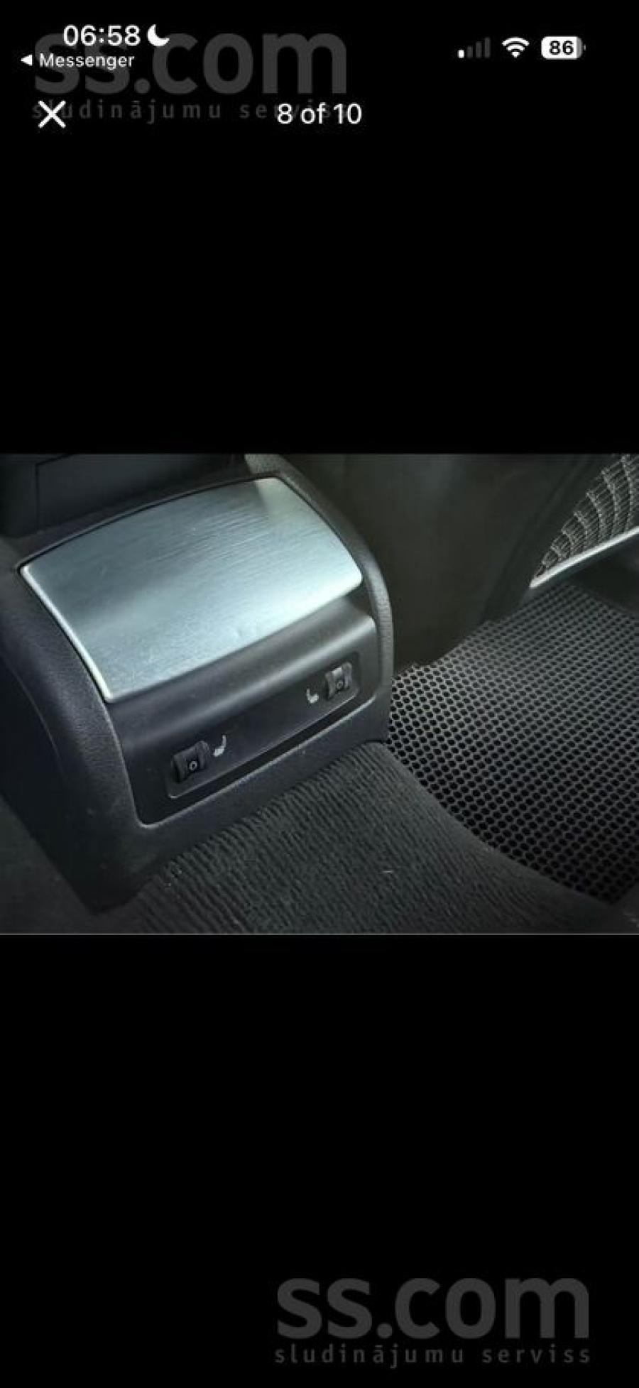 Black Audi A4 2007 in Riga, with an engine capacity of 3.00 L and mileage of 0 thousand km for 4300 €, photo 9 on AUTOMOTO.COM.LV