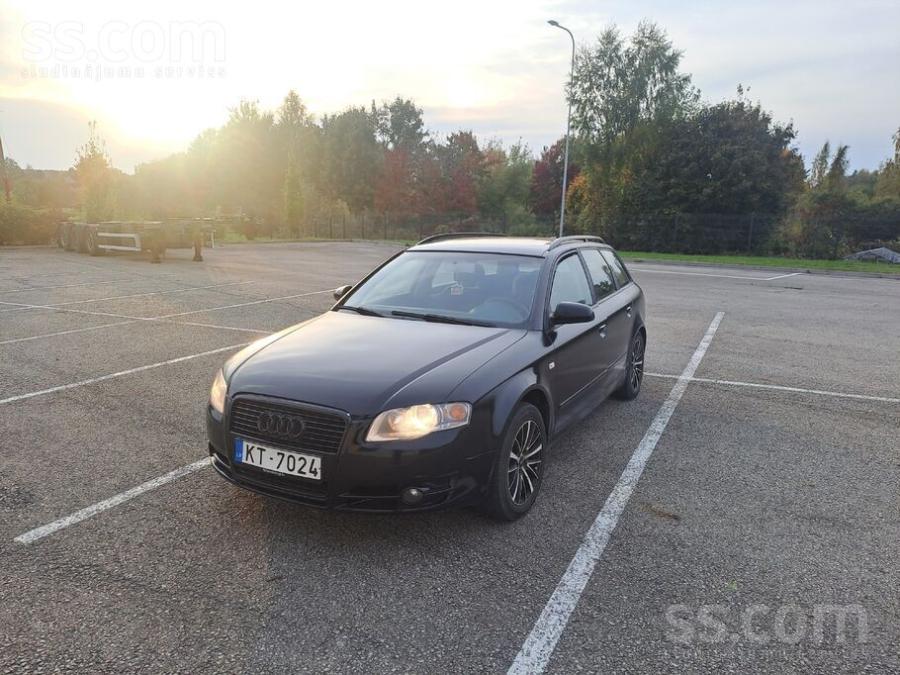 Black Audi A4 2007 in Riga, with an engine capacity of 2.00 L and mileage of 474 thousand km for 1680 €, photo 1 on AUTOMOTO.COM.LV