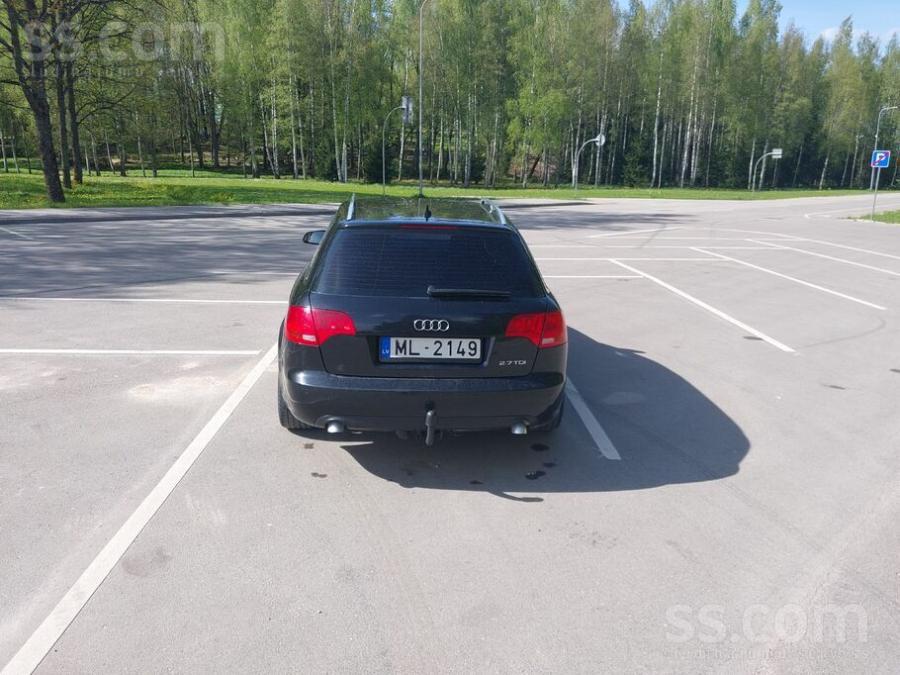 Melns Audi A4 2008 Alūksne, ar dzinēja tilpumu 2.70 L un nobraukumu 0 tūkst. km par 4500 €, foto 8 vietnē AUTOMOTO.COM.LV