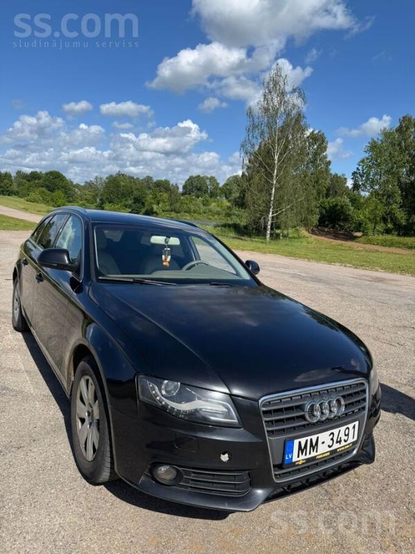 Black Audi A4 2008 in Liepaja, with an engine capacity of 2.00 L and mileage of 378 thousand km for 3000 €, photo 6 on AUTOMOTO.COM.LV