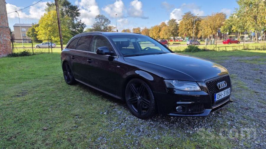 Black Audi A4 2008 in Liepaja, with an engine capacity of 2.00 L and mileage of 335 thousand km for 6250 €, photo 3 on AUTOMOTO.COM.LV