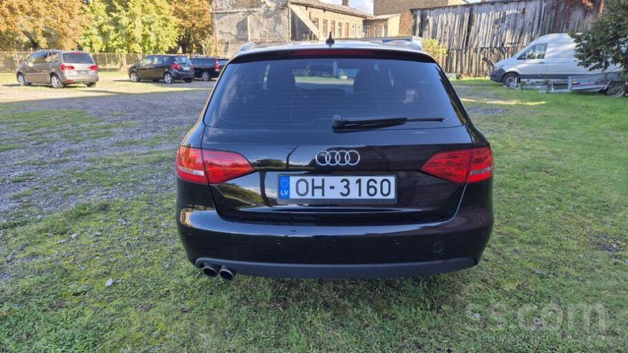 Black Audi A4 2008 in Liepaja, with an engine capacity of 2.00 L and mileage of 335 thousand km for 6250 €, photo 6 on AUTOMOTO.COM.LV