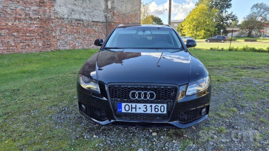Black Audi A4 2008 in Liepaja, with an engine capacity of 2.00 L and mileage of 335 thousand km for 6250 €, photo 10 on AUTOMOTO.COM.LV