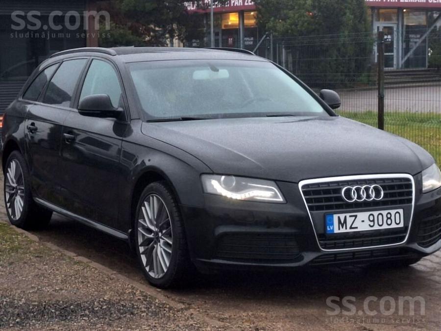 Black Audi A4 2008 in Cesis, with an engine capacity of 2.00 L and mileage of 308 thousand km for 5650 €, photo 2 on AUTOMOTO.COM.LV