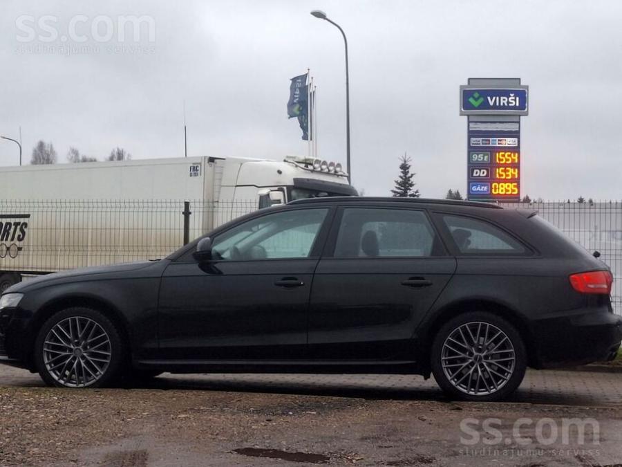 Black Audi A4 2008 in Cesis, with an engine capacity of 2.00 L and mileage of 308 thousand km for 5650 €, photo 7 on AUTOMOTO.COM.LV