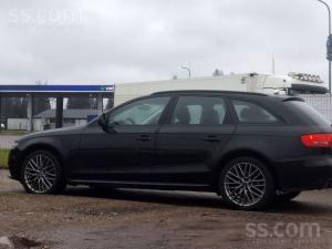 Black Audi A4 2008 in Cesis, with an engine capacity of 2.00 L and mileage of 308 thousand km for 5650 €, photo 12 on AUTOMOTO.COM.LV