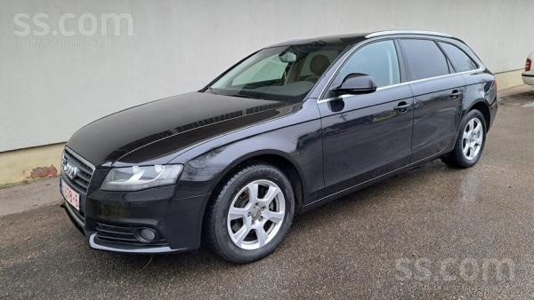 Black Audi A4 2008 in Ogre, with an engine capacity of 2.00 L and mileage of 0 thousand km for 5950 €, photo 5 on AUTOMOTO.COM.LV
