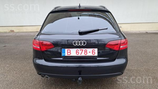 Black Audi A4 2008 in Ogre, with an engine capacity of 2.00 L and mileage of 0 thousand km for 5950 €, photo 7 on AUTOMOTO.COM.LV