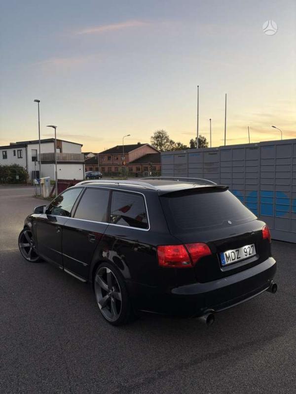 Black Audi A4 2008 in Kelme, with an engine capacity of 1.99 L and mileage of 363 thousand km for 4100 €, photo 4 on AUTOMOTO.COM.LV