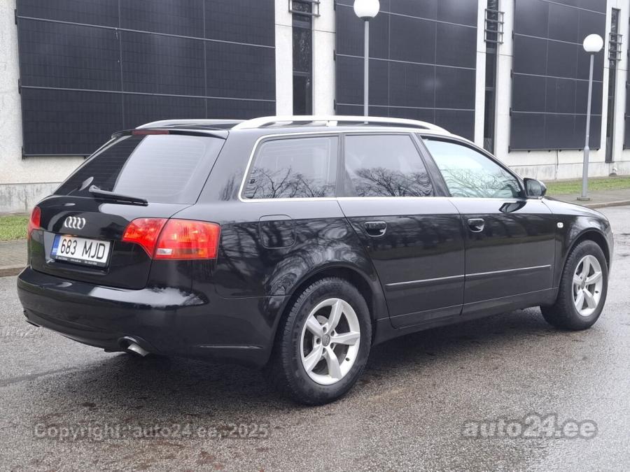 Black Audi A4 2008 in Tartu, with an engine capacity of 2.00 L and mileage of 296 thousand km for 3990 €, photo 5 on AUTOMOTO.COM.LV