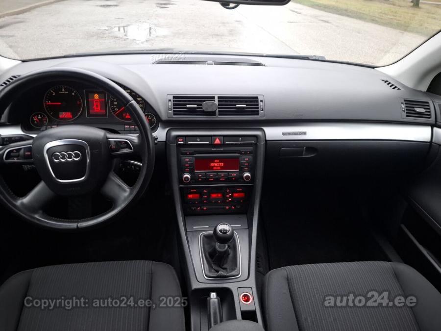 Black Audi A4 2008 in Tartu, with an engine capacity of 2.00 L and mileage of 296 thousand km for 3990 €, photo 10 on AUTOMOTO.COM.LV