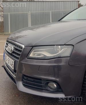 Black Audi A4 2008 in Daugavpils, with an engine capacity of 2.00 L and mileage of 332 thousand km for 4500 €, photo 6 on AUTOMOTO.COM.LV