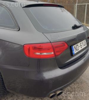 Black Audi A4 2008 in Daugavpils, with an engine capacity of 2.00 L and mileage of 332 thousand km for 4500 €, photo 13 on AUTOMOTO.COM.LV