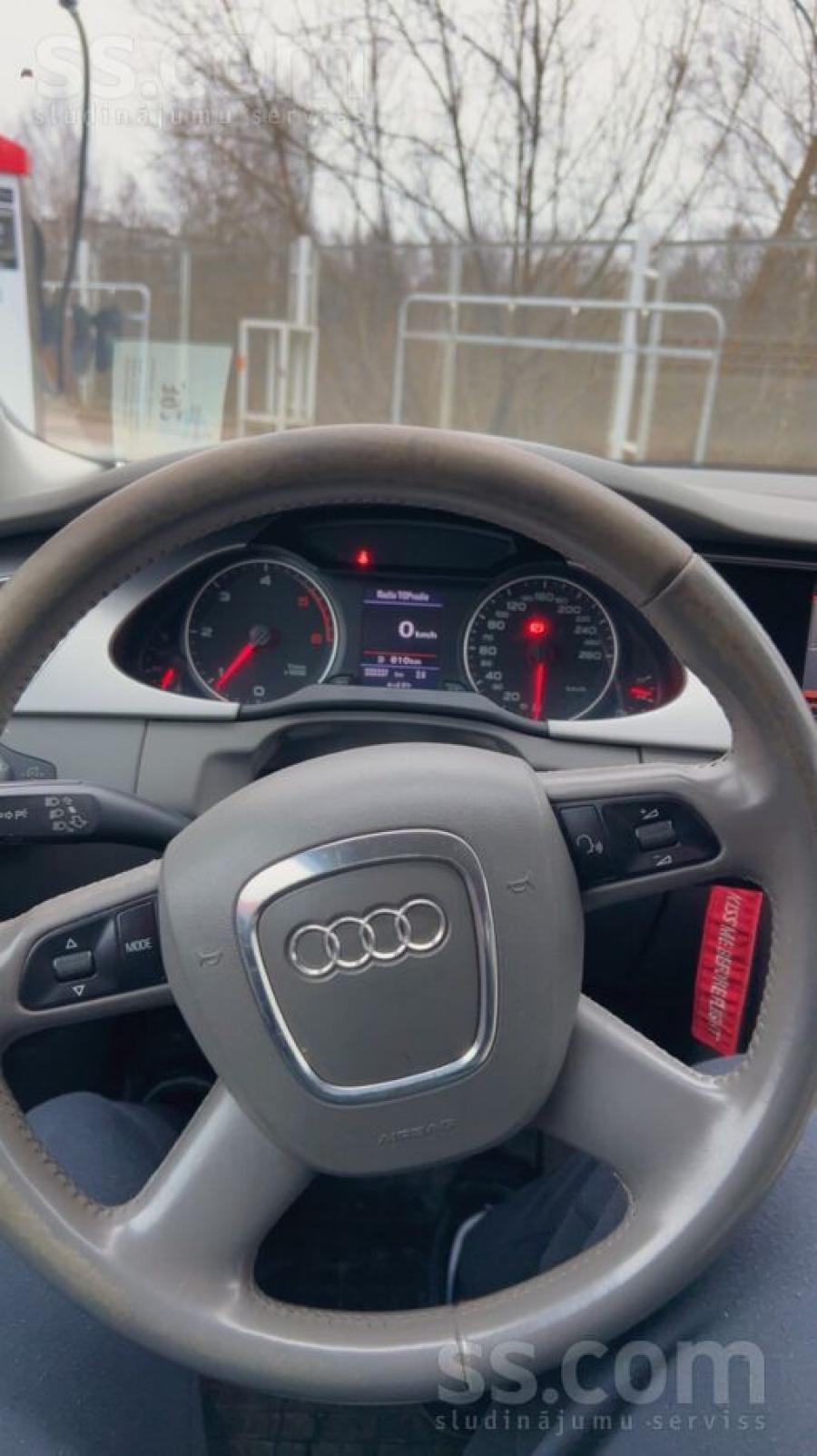 Black Audi A4 2008 in Daugavpils, with an engine capacity of 2.00 L and mileage of 332 thousand km for 4500 €, photo 17 on AUTOMOTO.COM.LV