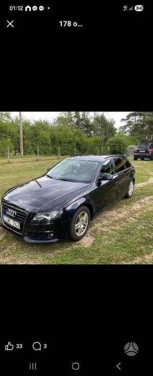 Black Audi A4 2008 in Birzai, with an engine capacity of 3.20 L and mileage of 348 thousand km for 5150 €, photo  on AUTOMOTO.COM.LV