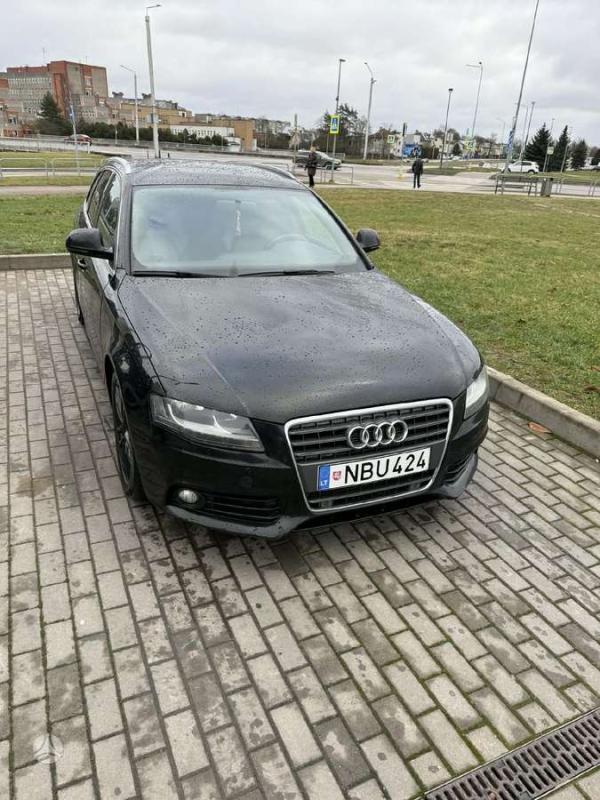 Black Audi A4 2008 in Kaunas, with an engine capacity of 1.97 L and mileage of 293 thousand km for 4500 €, photo 10 on AUTOMOTO.COM.LV