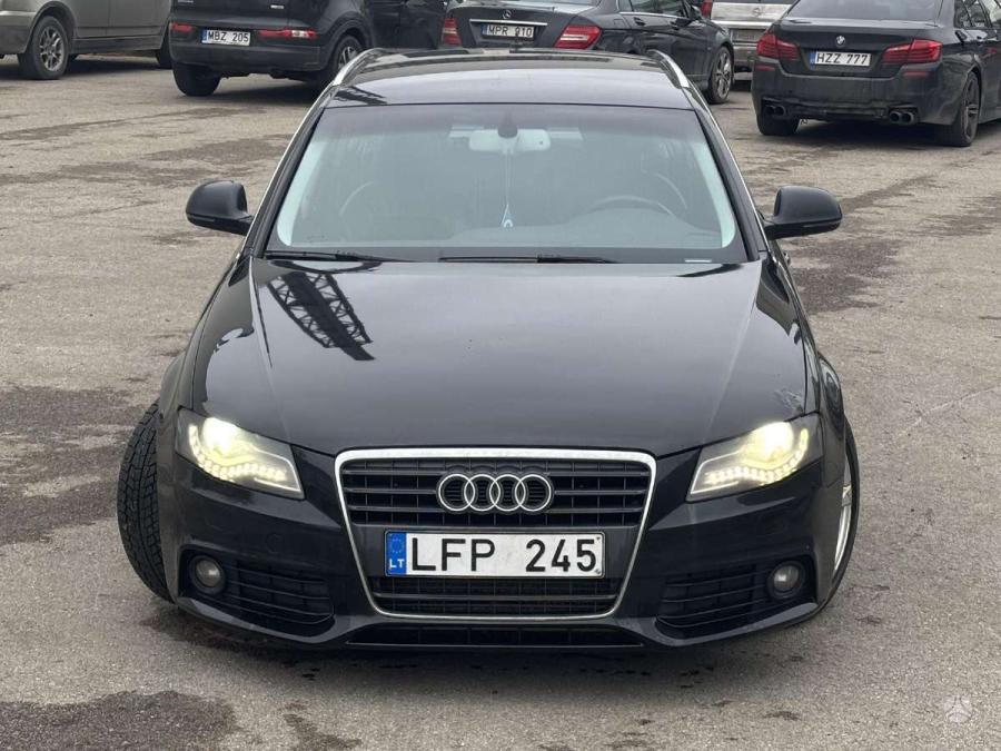 Black Audi A4 2008 in Kaunas, with an engine capacity of 1.97 L and mileage of 505 thousand km for 3000 €, photo 2 on AUTOMOTO.COM.LV