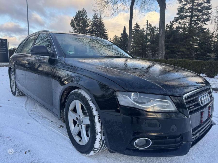 Melns Audi A4 2008 Marijampole, ar dzinēja tilpumu 1.97 L un nobraukumu 250 tūkst. km par 4999 €, foto 1 vietnē AUTOMOTO.COM.LV