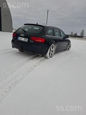 Черный Ауди А4 2008 в Валмиера, объемом двигателя 3.00 л и пробегом 295 тыс. км за 5800 €, фото 3 на AUTOMOTO.COM.LV