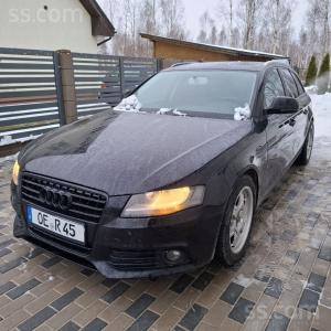 Black Audi A4 2008 in Jelgava, with an engine capacity of 2.00 L and mileage of 293 thousand km for 3200 €, photo  on AUTOMOTO.COM.LV