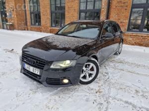 Black Audi A4 2008 in Riga, with an engine capacity of 1.90 L and mileage of 309 thousand km for 5800 €, photo  on AUTOMOTO.COM.LV