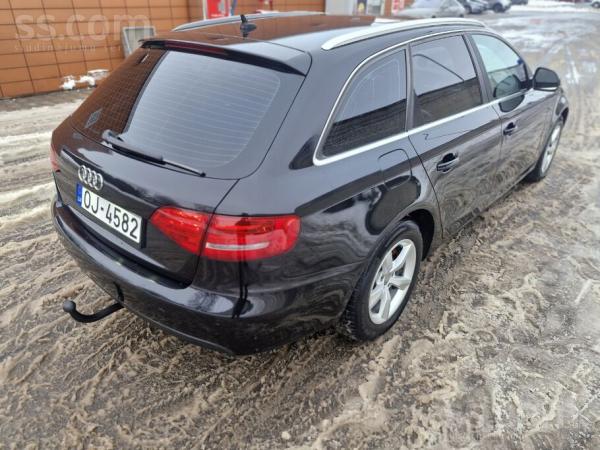 Black Audi A4 2008 in Riga, with an engine capacity of 1.90 L and mileage of 308 thousand km for 5990 €, photo 6 on AUTOMOTO.COM.LV
