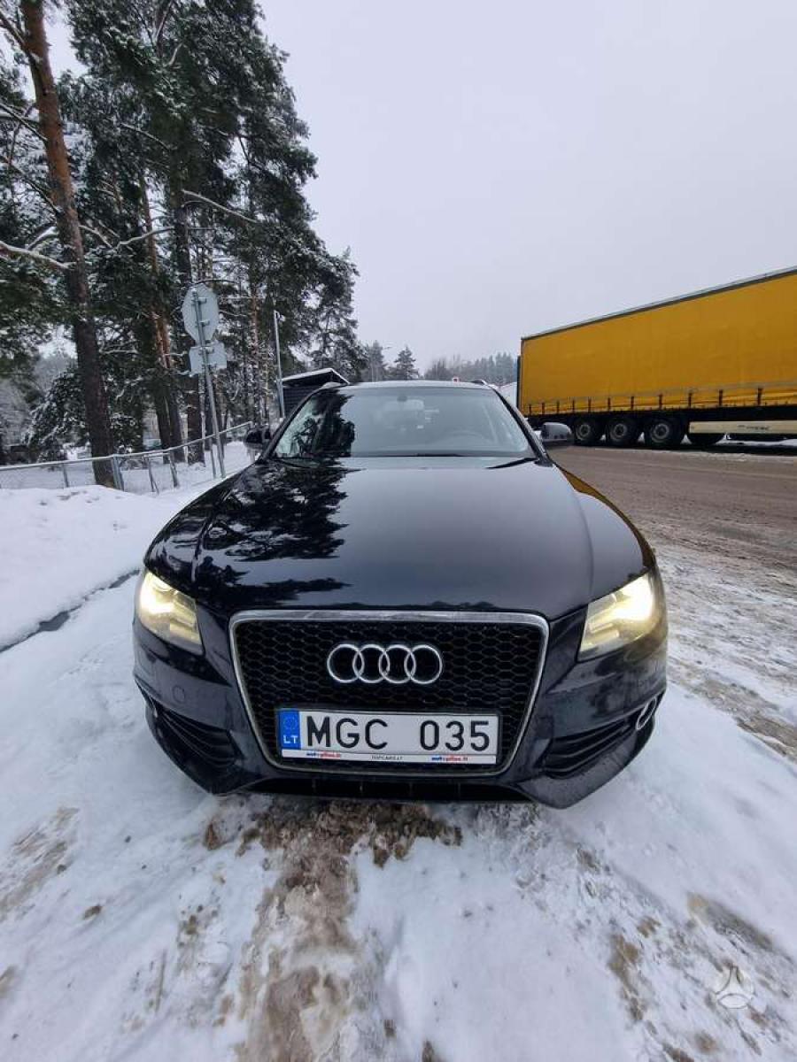 Black Audi A4 2008 in Vilnius, with an engine capacity of 2.70 L and mileage of 345 thousand km for 2900 €, photo 1 on AUTOMOTO.COM.LV