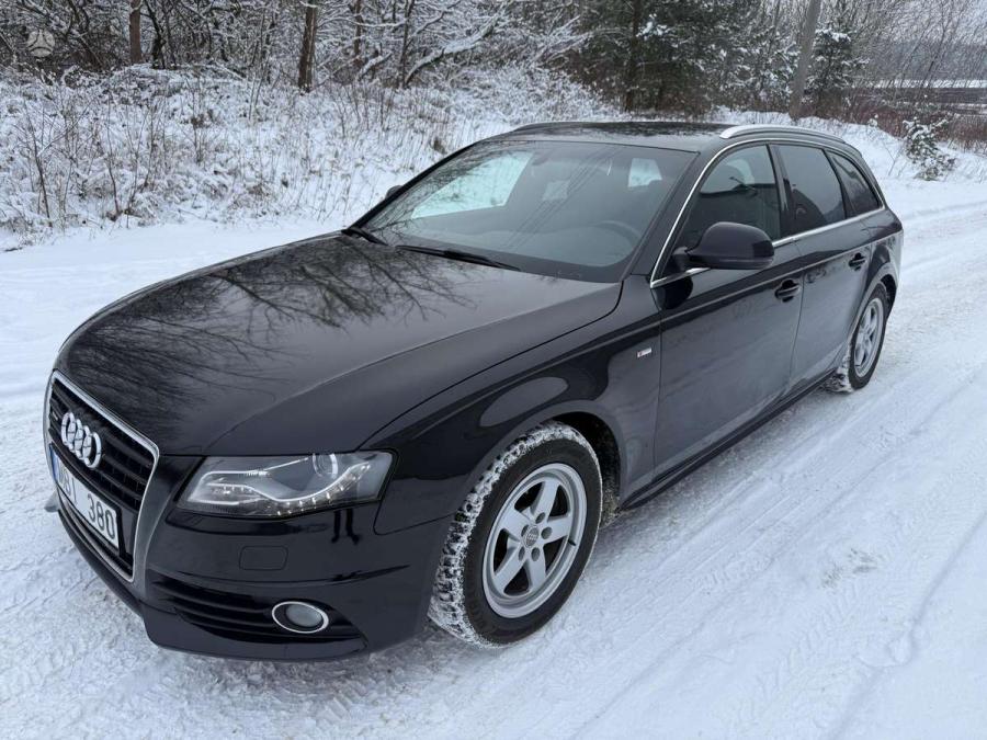Black Audi A4 2008 in Vilnius, with an engine capacity of 2.97 L and mileage of 279 thousand km for 3200 €, photo 1 on AUTOMOTO.COM.LV