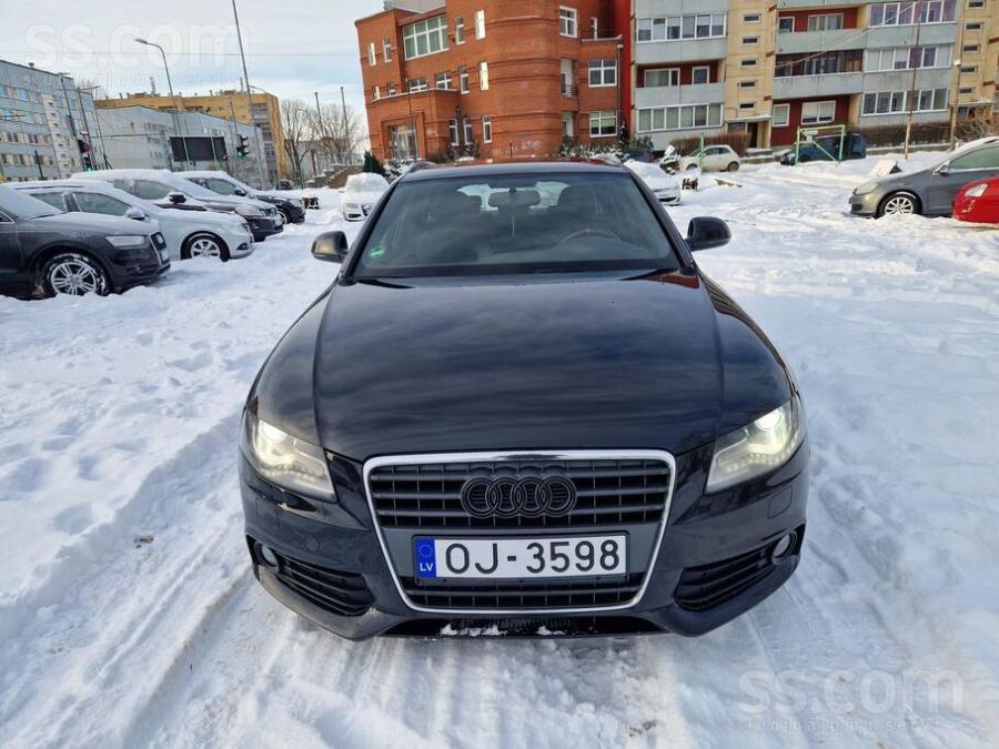 Black Audi A4 2008 in Liepaja, with an engine capacity of 1.80 L and mileage of 218 thousand km for 6400 €, photo 3 on AUTOMOTO.COM.LV