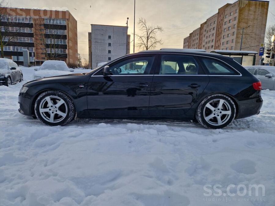 Black Audi A4 2008 in Liepaja, with an engine capacity of 1.80 L and mileage of 218 thousand km for 6400 €, photo 8 on AUTOMOTO.COM.LV