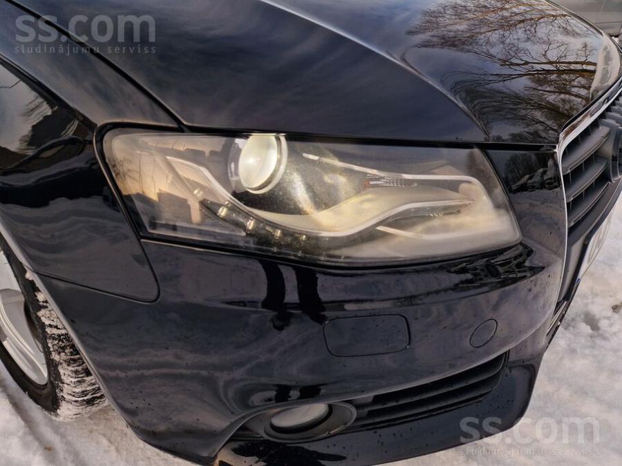 Black Audi A4 2008 in Liepaja, with an engine capacity of 1.80 L and mileage of 218 thousand km for 6400 €, photo 10 on AUTOMOTO.COM.LV