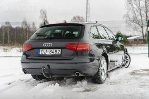 Black Audi A4 2008 in Riga, with an engine capacity of 3.00 L and mileage of 352 thousand km for 6690 €, photo 6 on AUTOMOTO.COM.LV