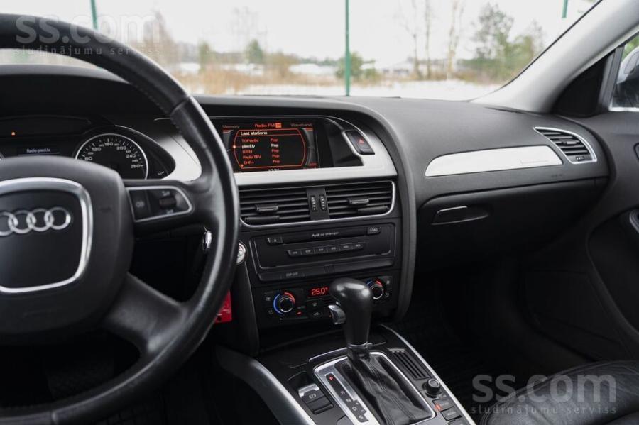 Black Audi A4 2008 in Riga, with an engine capacity of 3.00 L and mileage of 352 thousand km for 6690 €, photo 18 on AUTOMOTO.COM.LV