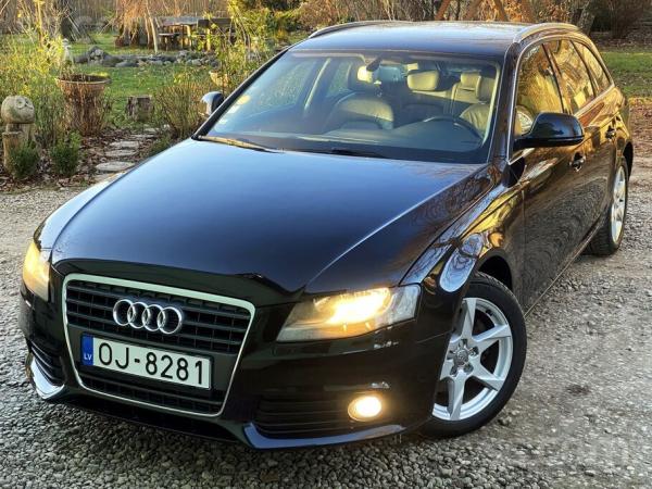 Black Audi A4 2008 in Riga, with an engine capacity of 2.00 L and mileage of 310 thousand km for 5400 €, photo 3 on AUTOMOTO.COM.LV