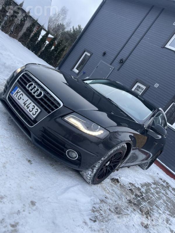 Melns Audi A4 2008 Rīga, ar dzinēja tilpumu 2.00 L un nobraukumu 308 tūkst. km par 4900 €, foto 1 vietnē AUTOMOTO.COM.LV
