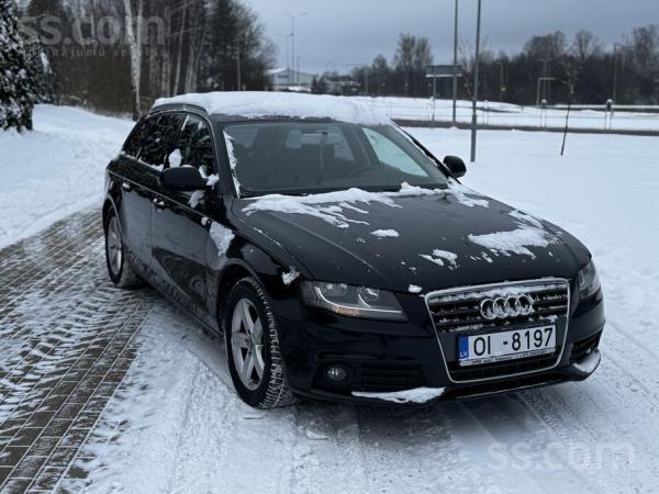 Melns Audi A4 2008 Valmiera, ar dzinēja tilpumu 2.00 L un nobraukumu 313 tūkst. km par 4600 €, foto 1 vietnē AUTOMOTO.COM.LV