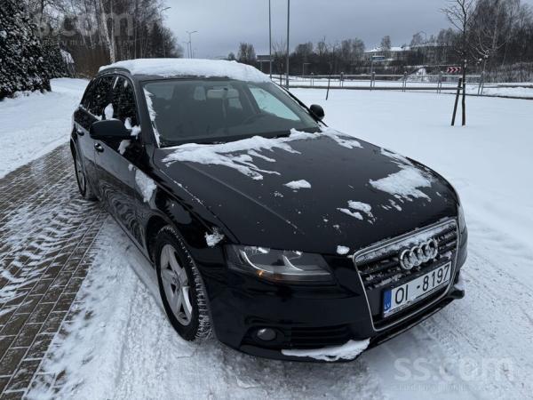 Melns Audi A4 2008 Valmiera, ar dzinēja tilpumu 2.00 L un nobraukumu 313 tūkst. km par 4600 €, foto 3 vietnē AUTOMOTO.COM.LV