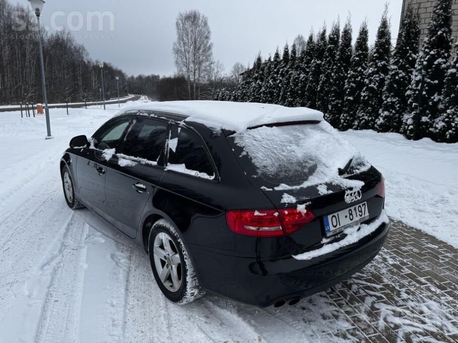 Black Audi A4 2008 in Valmiera, with an engine capacity of 2.00 L and mileage of 313 thousand km for 4600 €, photo 5 on AUTOMOTO.COM.LV