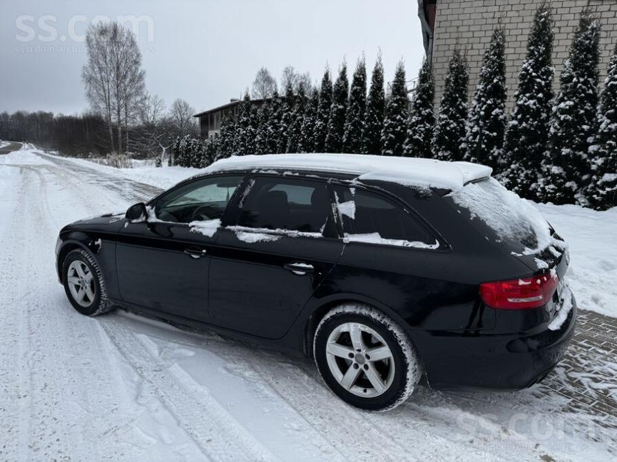 Black Audi A4 2008 in Valmiera, with an engine capacity of 2.00 L and mileage of 313 thousand km for 4600 €, photo 6 on AUTOMOTO.COM.LV