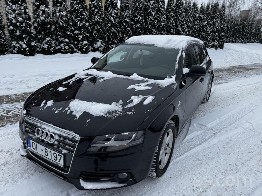 Black Audi A4 2008 in Valmiera, with an engine capacity of 2.00 L and mileage of 313 thousand km for 4600 €, photo 7 on AUTOMOTO.COM.LV