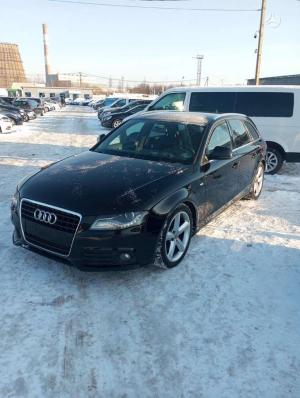Black Audi A4 2008 in Kaunas, with an engine capacity of 1.97 L and mileage of 280 thousand km for 5100 €, photo  on AUTOMOTO.COM.LV
