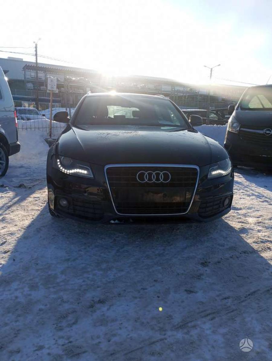 Black Audi A4 2008 in Kaunas, with an engine capacity of 1.97 L and mileage of 280 thousand km for 5100 €, photo 4 on AUTOMOTO.COM.LV