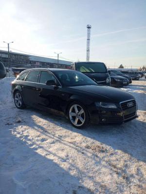 Black Audi A4 2008 in Kaunas, with an engine capacity of 1.97 L and mileage of 280 thousand km for 5100 €, photo 5 on AUTOMOTO.COM.LV