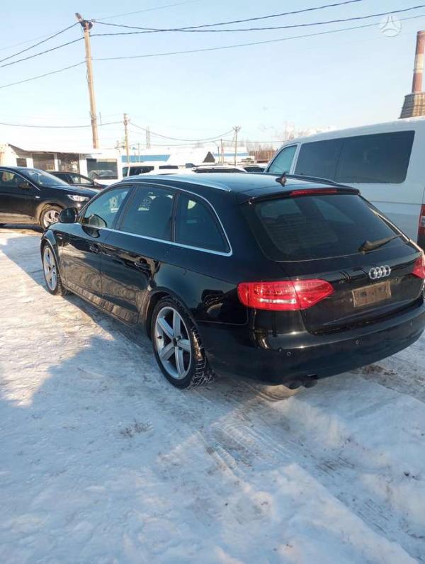 Black Audi A4 2008 in Kaunas, with an engine capacity of 1.97 L and mileage of 280 thousand km for 5100 €, photo 8 on AUTOMOTO.COM.LV
