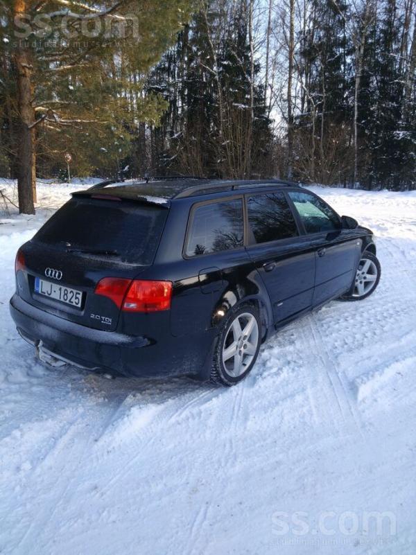Melns Audi A4 2008 Bauska, ar dzinēja tilpumu 2.00 L un nobraukumu 339 tūkst. km par 4690 €, foto 2 vietnē AUTOMOTO.COM.LV