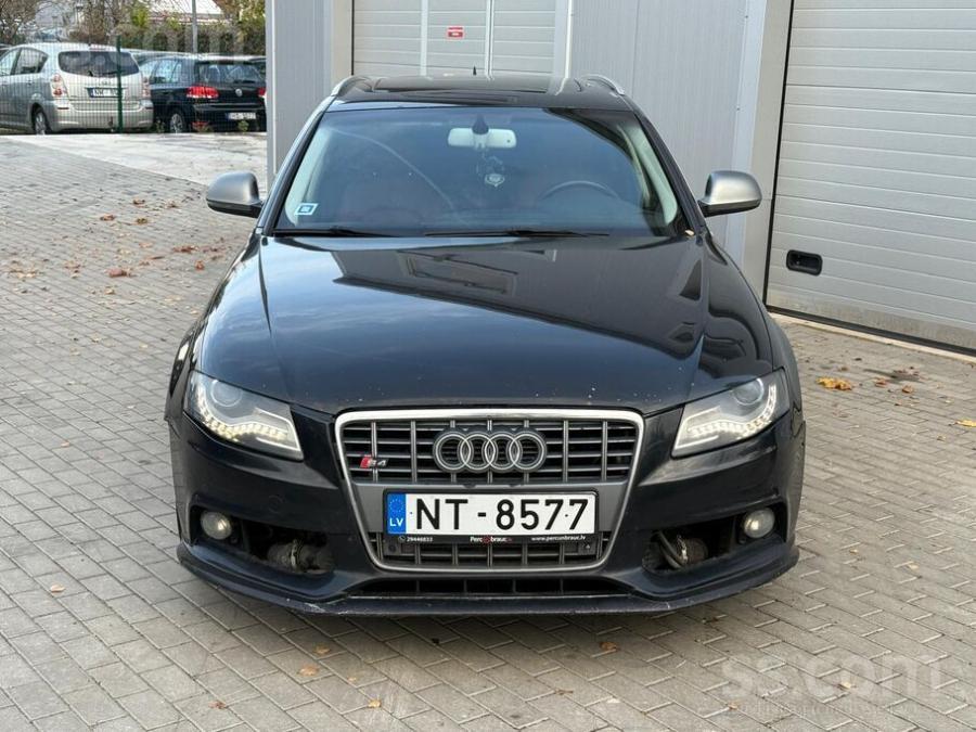 Black Audi A4 2008 in Riga, with an engine capacity of 3.00 L and mileage of 0 thousand km for 4000 €, photo 2 on AUTOMOTO.COM.LV