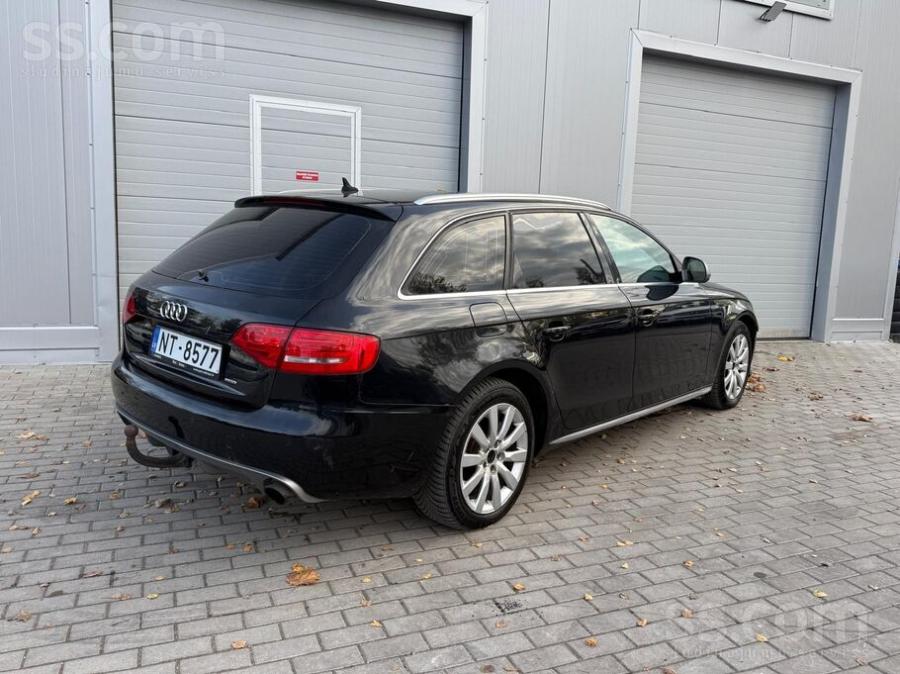 Black Audi A4 2008 in Riga, with an engine capacity of 3.00 L and mileage of 0 thousand km for 4000 €, photo 5 on AUTOMOTO.COM.LV