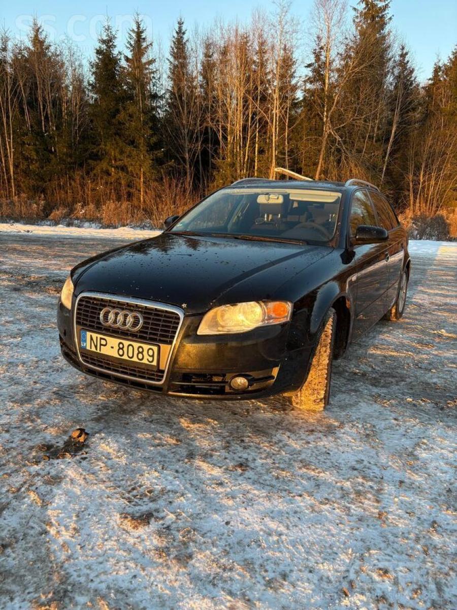 Black Audi A4 2008 in Valmiera, with an engine capacity of 1.90 L and mileage of 243 thousand km for 4000 €, photo 8 on AUTOMOTO.COM.LV